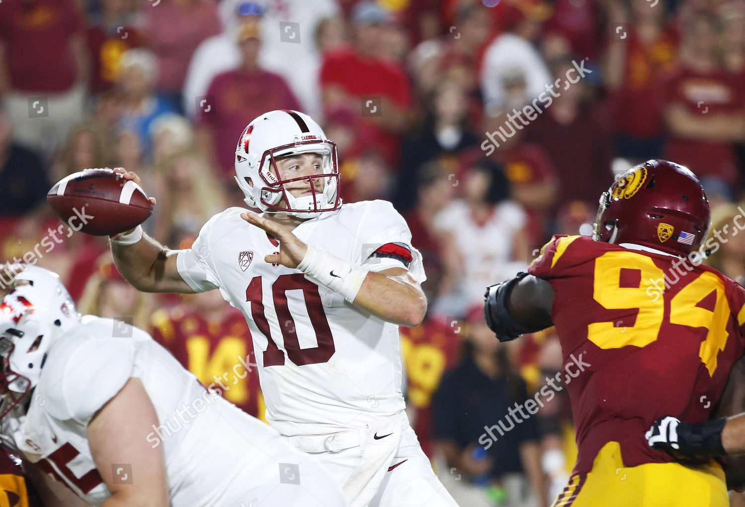 Stanford Cardinal Quarterback Keller Chryst 10 Editorial Stock Photo ...