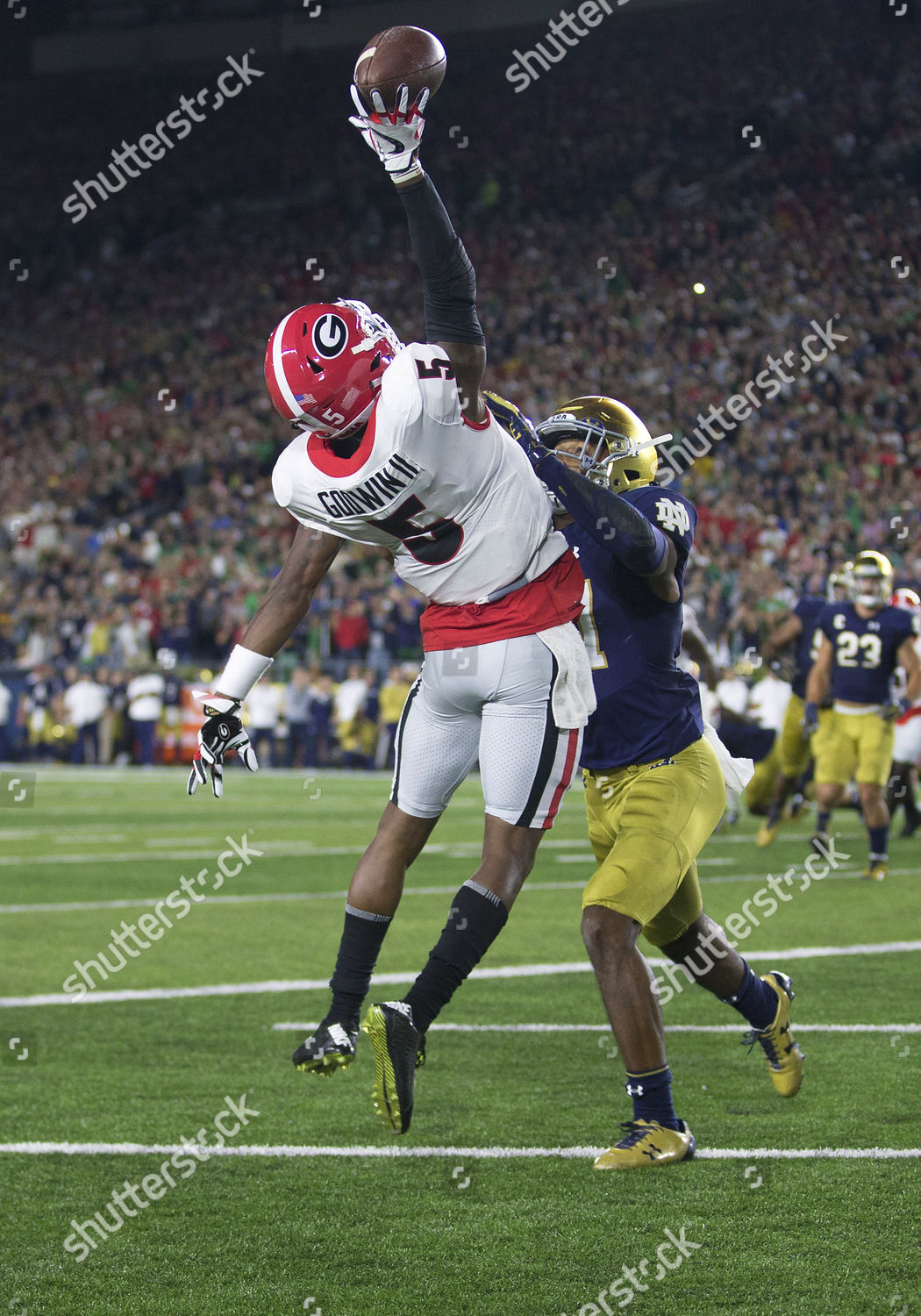 Georgia Wide Receiver Terry Godwin 5 Editorial Stock Photo - Stock ...