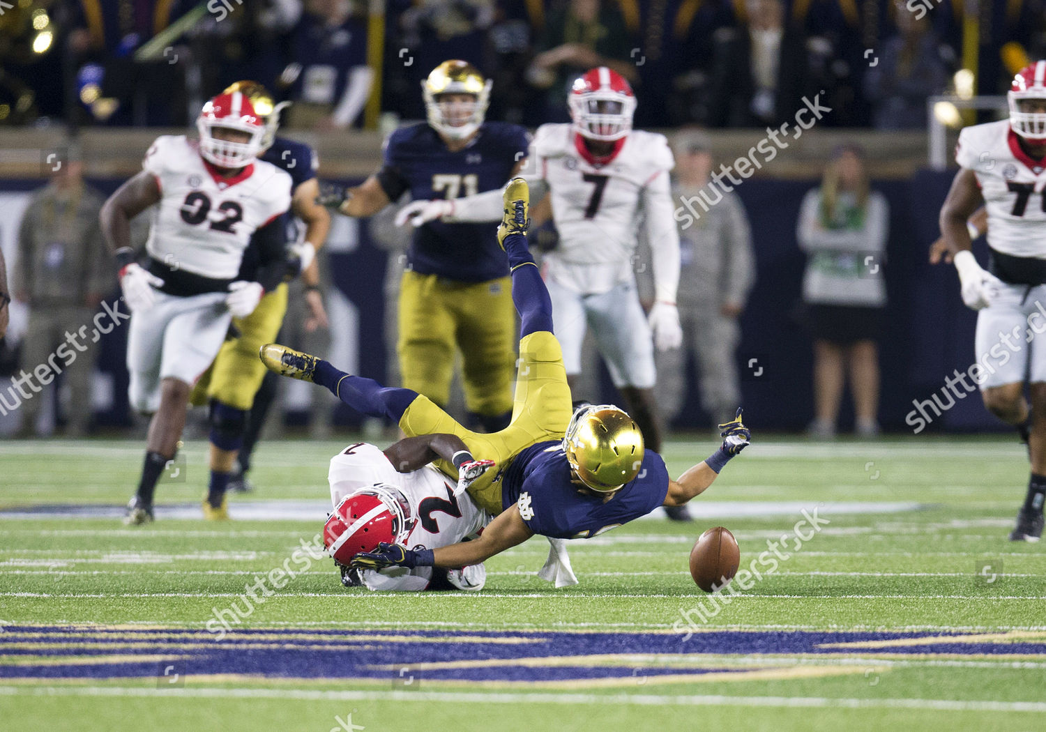 Georgia Defensive Back Richard Lecounte Iii Editorial Stock Photo ...