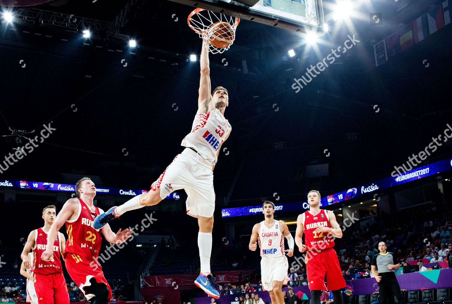 Marko Tomas Croatia Dunking Editorial Stock Photo - Stock Image ...