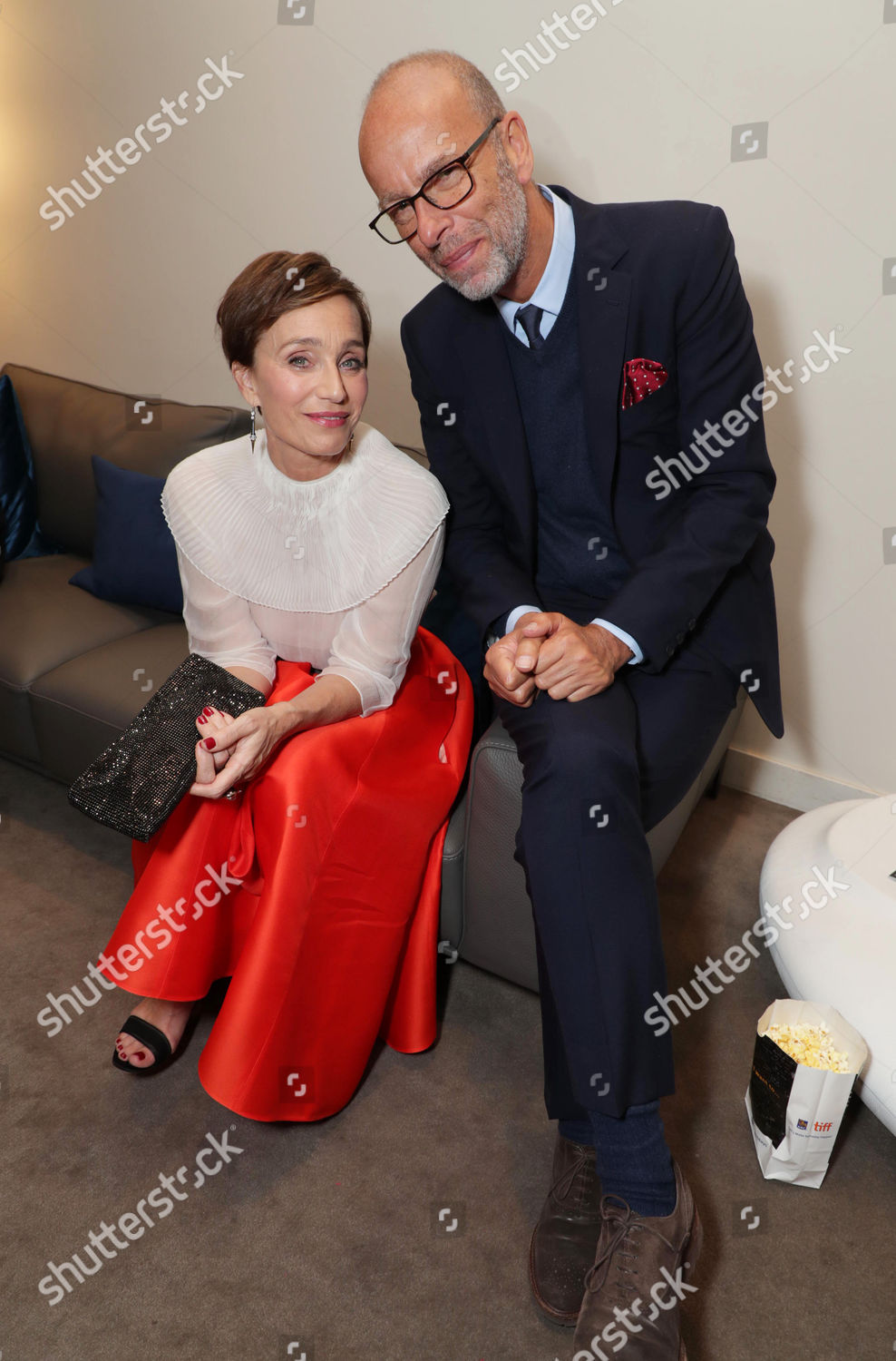 Kristin Scott Thomas Eric Fellner Producer Editorial Stock Photo ...