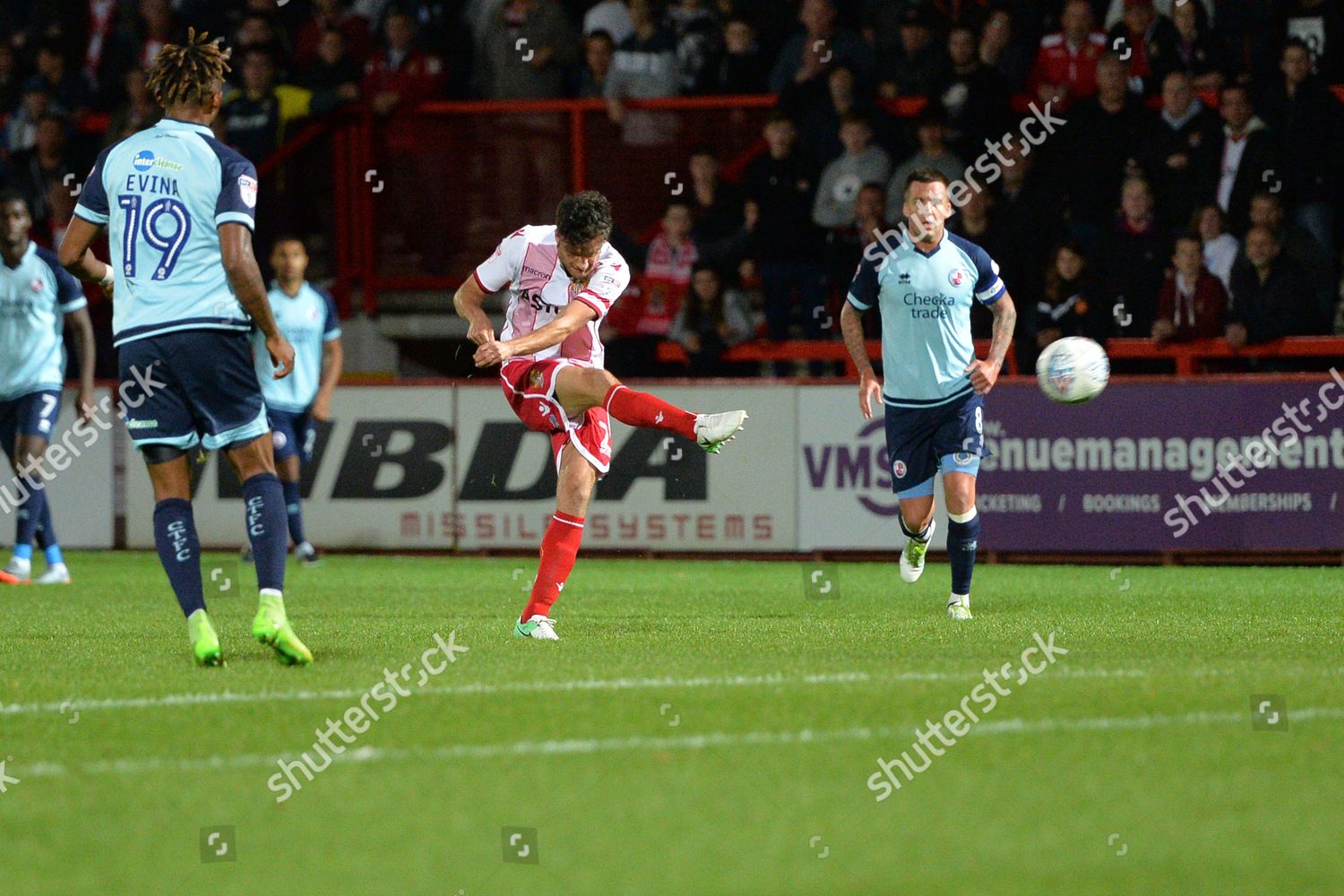 Jonathan Smith Stevenage During Stevenage Vs Editorial Stock Photo ...