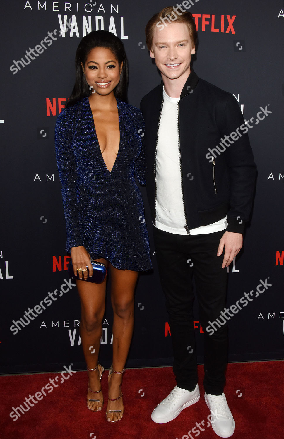 Camille Hyde Calum Worthy Editorial Stock Photo - Stock Image ...
