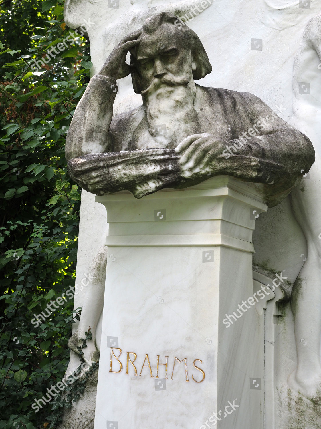 Grave Johannes Brahms Central Cemetery Zentralfriedhof Editorial Stock ...