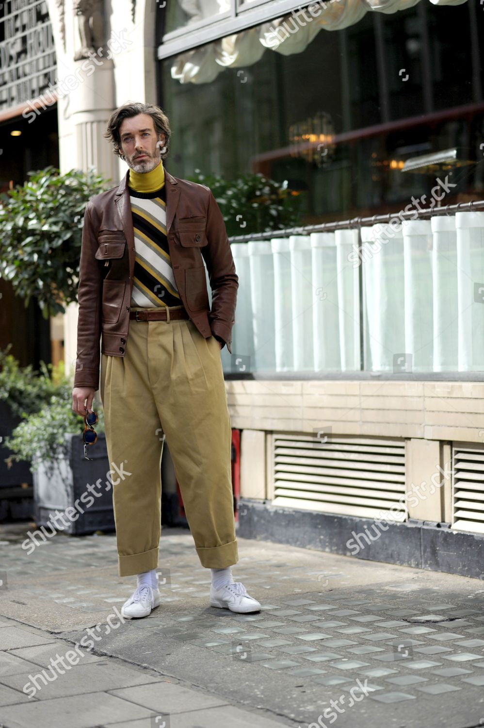 Model Richard Biedul After Daks Show Editorial Stock Photo - Stock ...