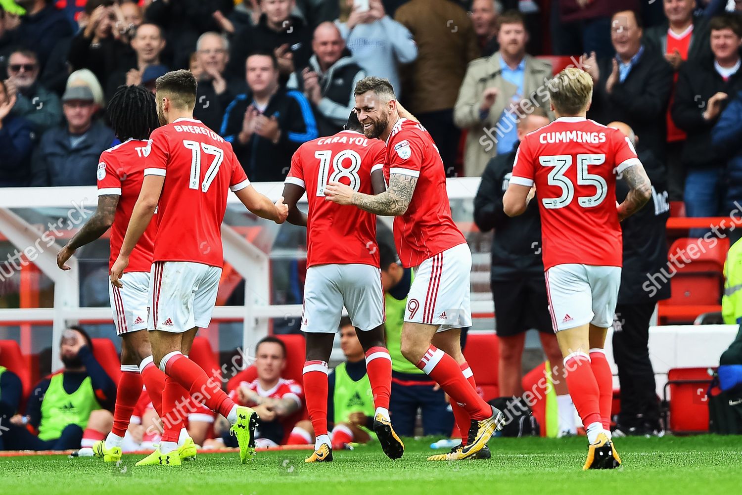 Nottingham Forest Forward Daryl Murphy 9 Editorial Stock Photo - Stock ...