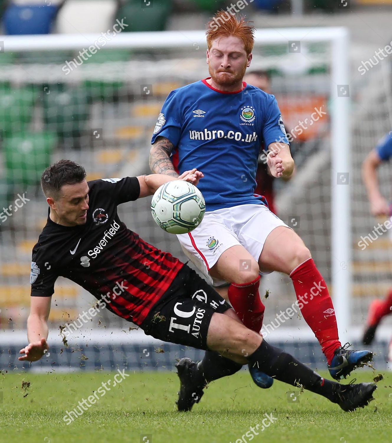 Linfield Vs Ballinamallard Linfields Louis Rooney Editorial Stock Photo ...