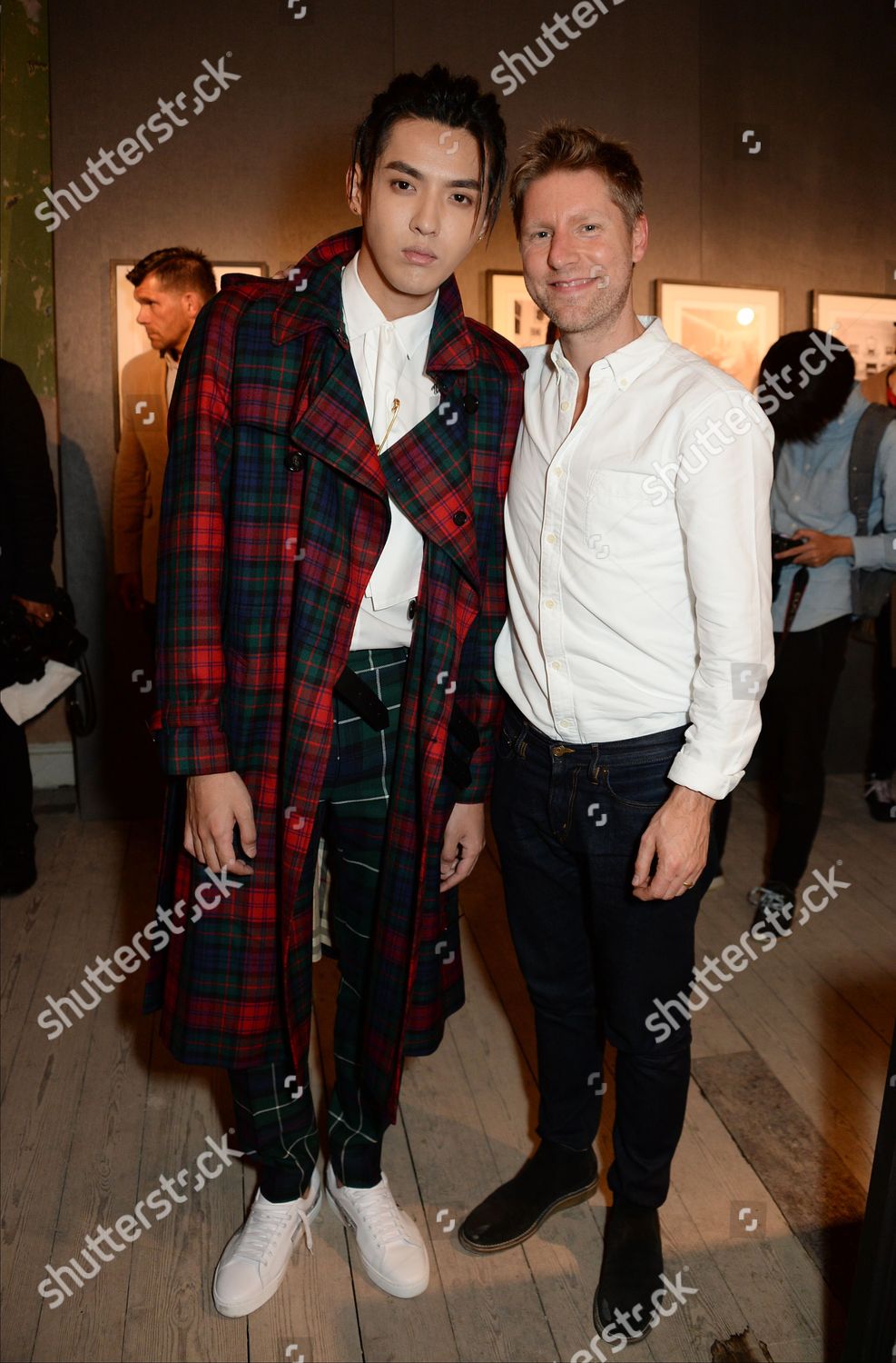 Kris Wu Christopher Bailey Editorial Stock Photo - Stock Image ...