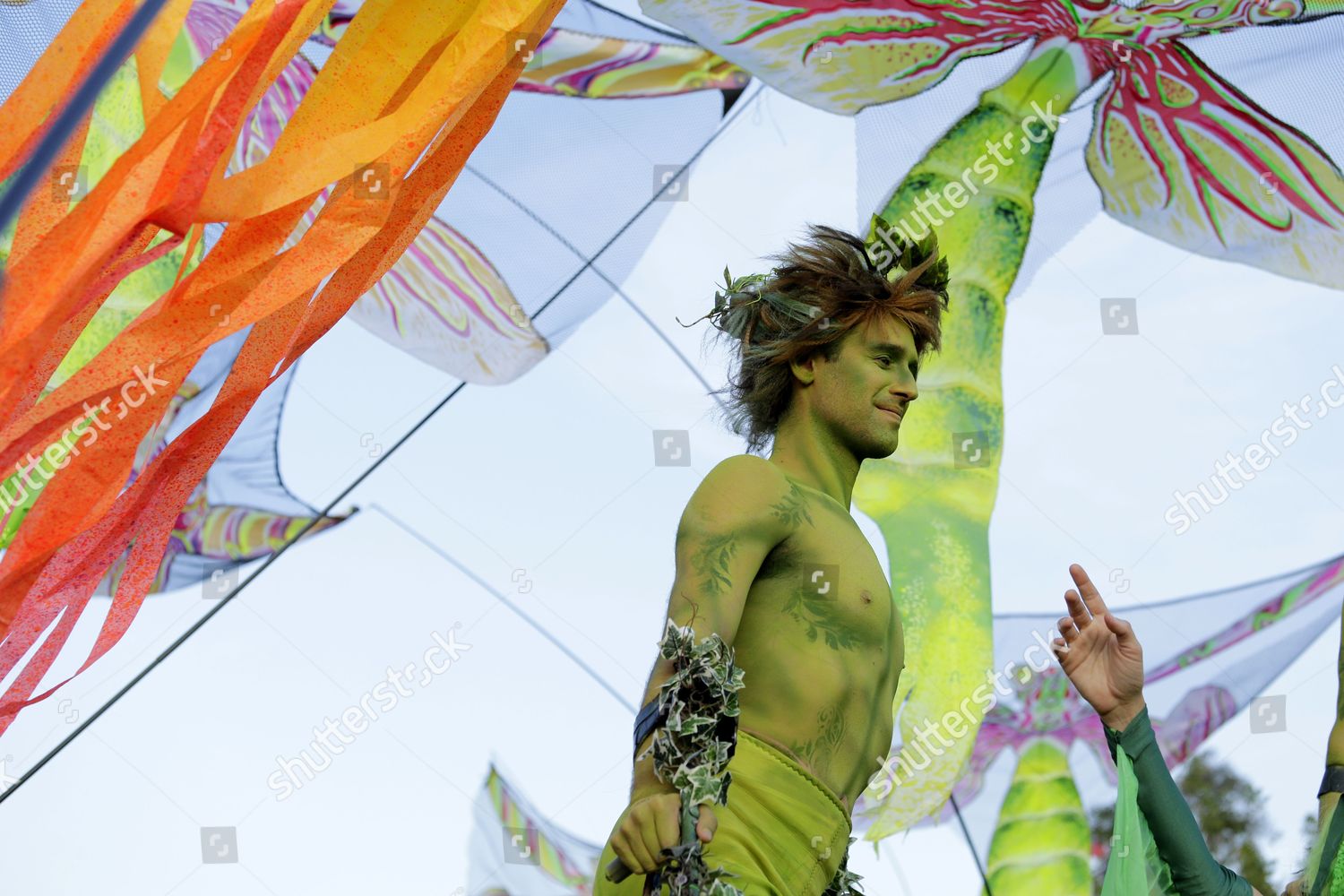 Concertgoer Dances Nocturnal Wonderland Music Festival Editorial Stock ...