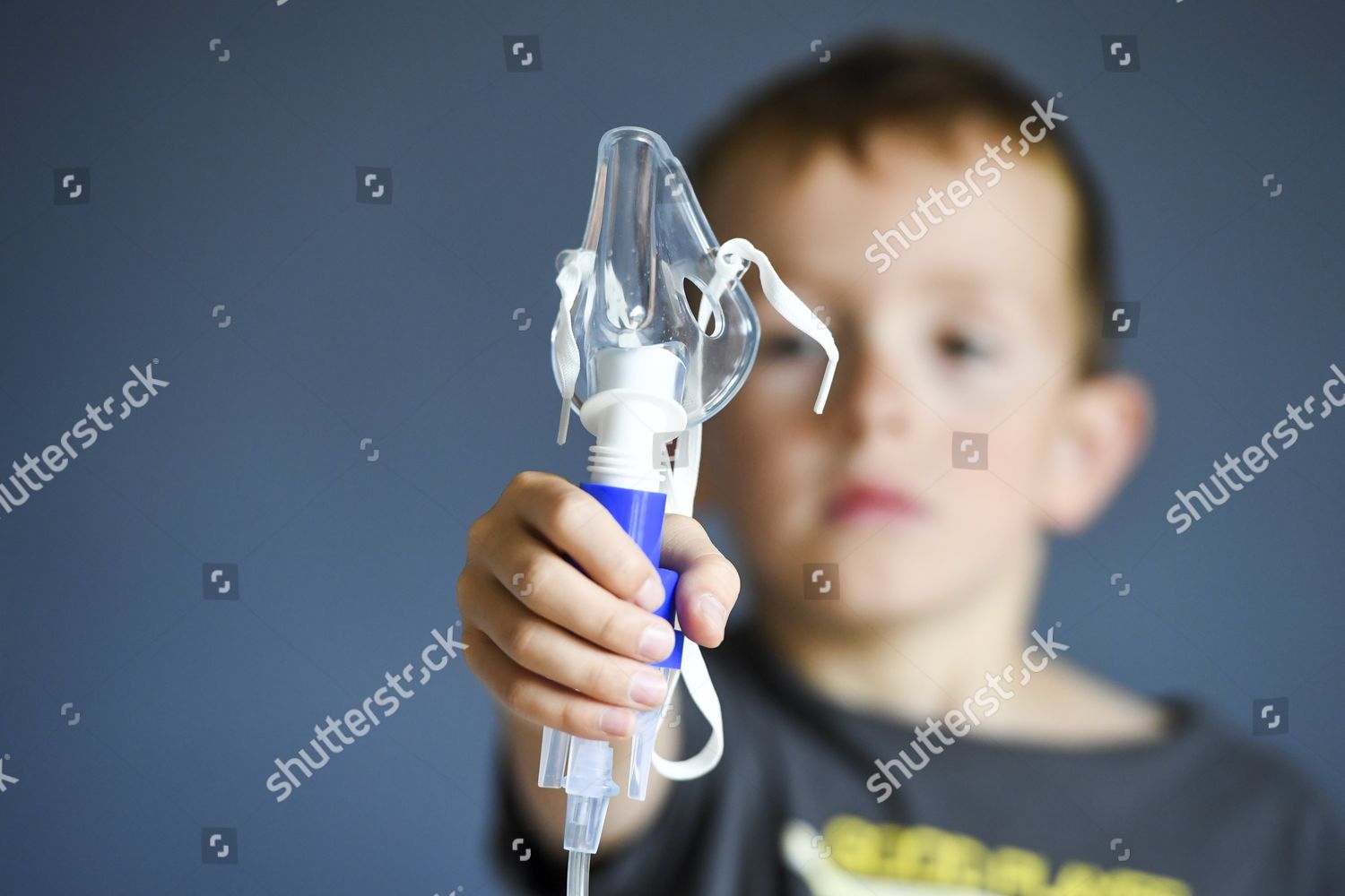 Child Aerosol Treatment Editorial Stock Photo - Stock Image | Shutterstock