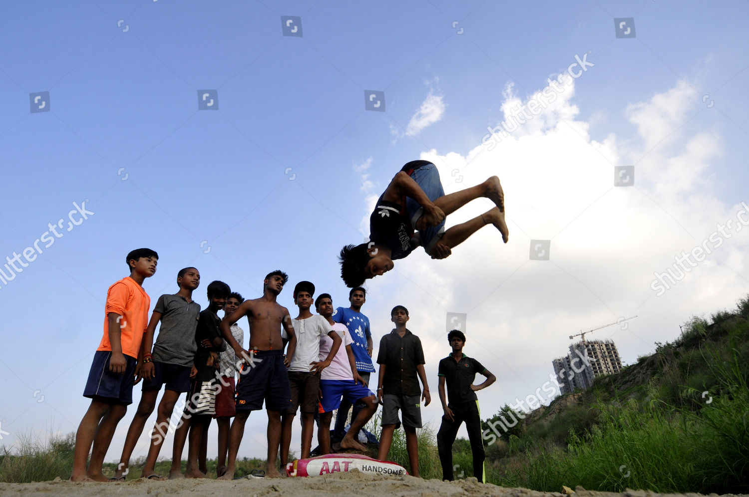 Group 810 Underprivileged Boys Practice Western Editorial Stock Photo ...