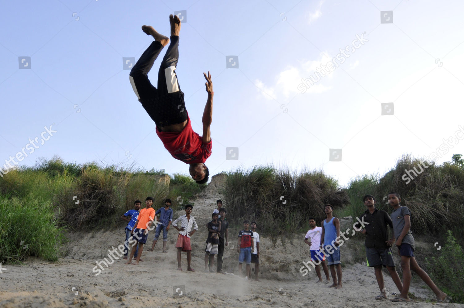 Group 810 Underprivileged Boys Practice Western Editorial Stock Photo ...