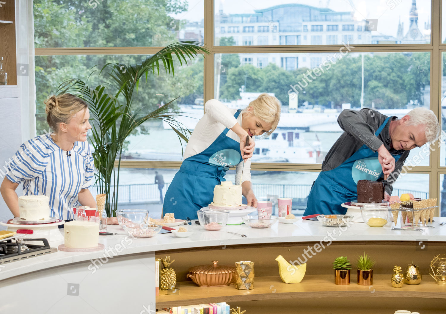 Juliet Sear Phillip Schofield Holly Willoughby Editorial Stock Photo ...