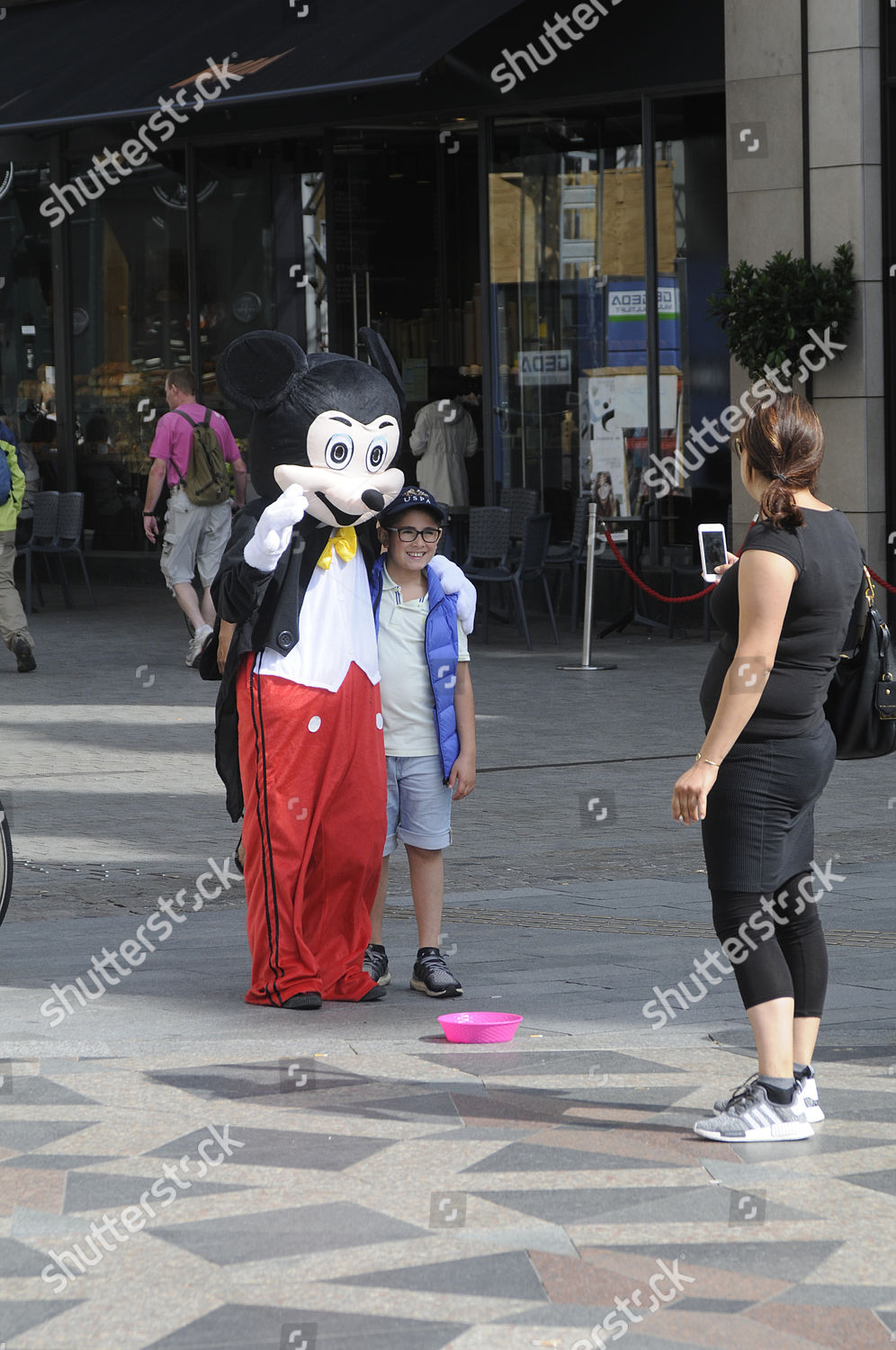 Male Dressed Mickey Mouse Costume Copenhagen Editorial Stock Photo ...