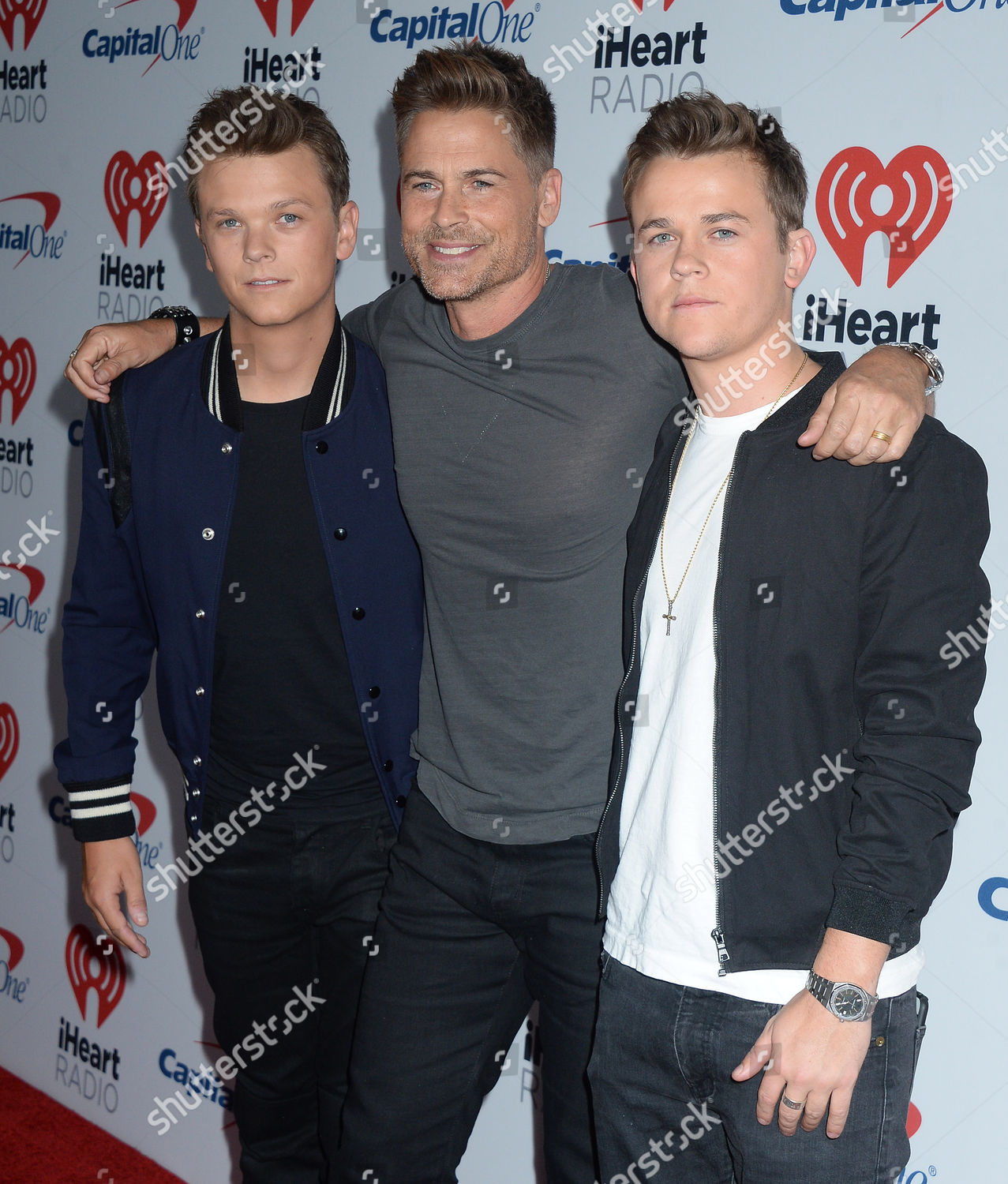 Rob Lowe Sons Matthew Lowe John Editorial Stock Photo - Stock Image ...