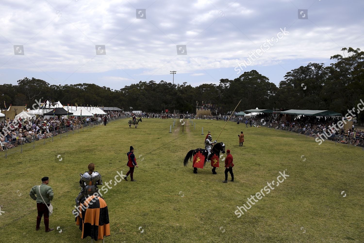 General View Jousting Arena During Inaugural Editorial Stock Photo ...