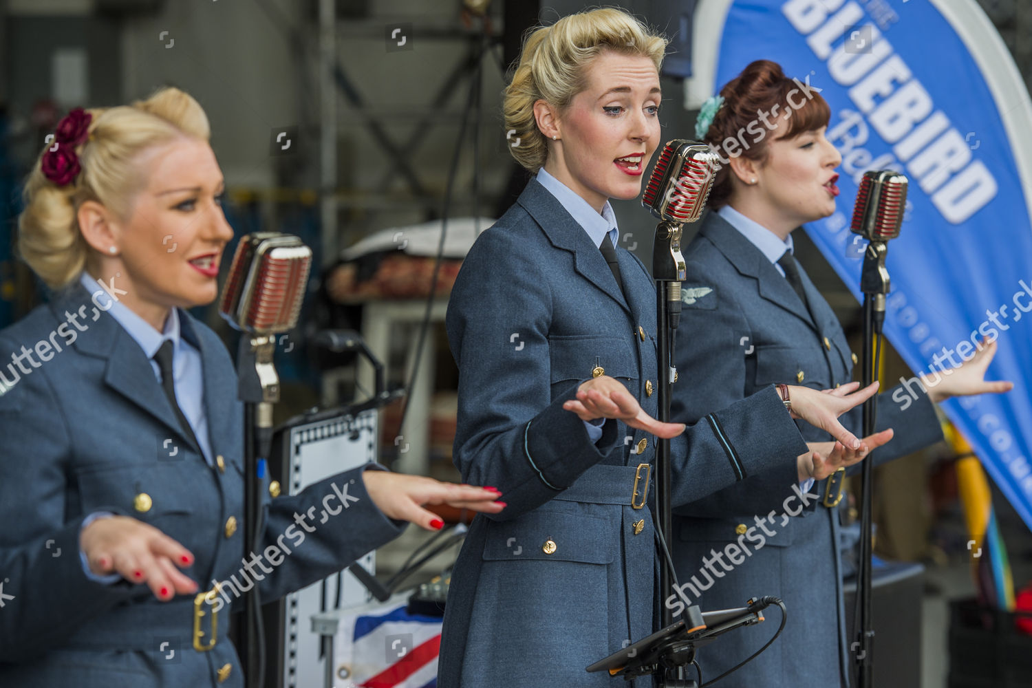 Bluebird Belles Perform Period Songs Outside Editorial Stock Photo ...