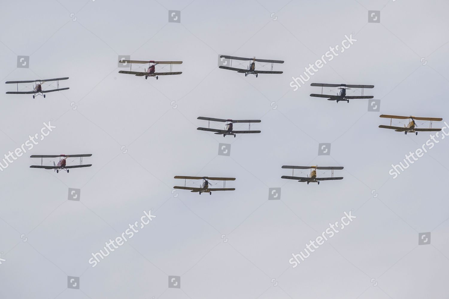 Tiger Nine Dispaly Team Flying 9 Editorial Stock Photo - Stock Image ...