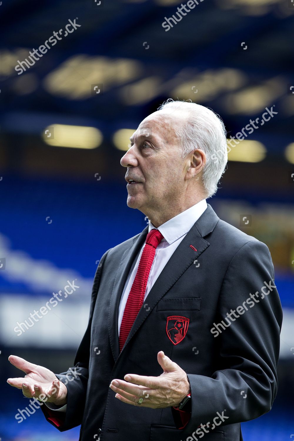 Bournemouth Chairman Jeff Mostyn On Pitch Editorial Stock Photo - Stock ...