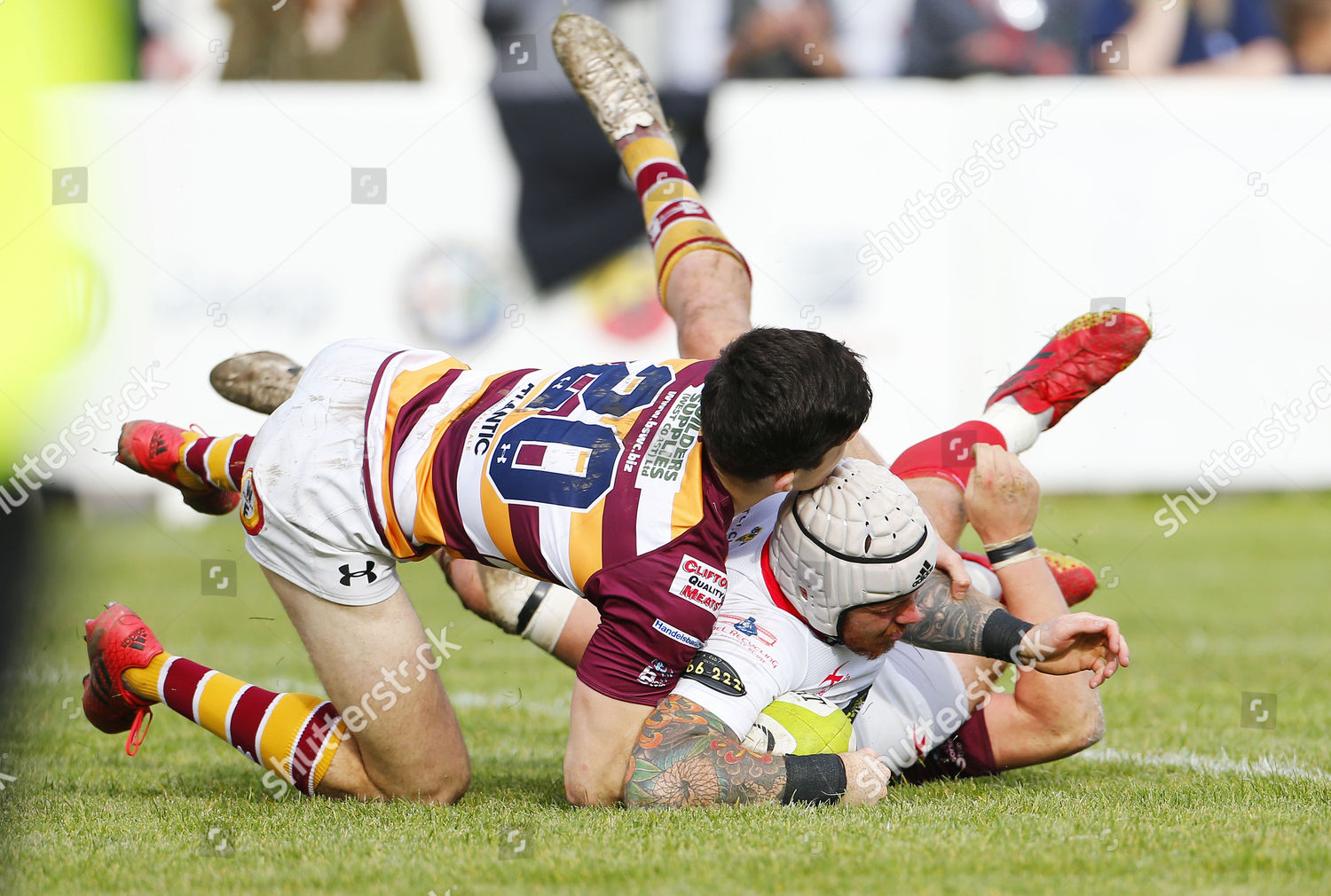 Dan Mugford Plymouth Albion Scores Try Editorial Stock Photo - Stock ...
