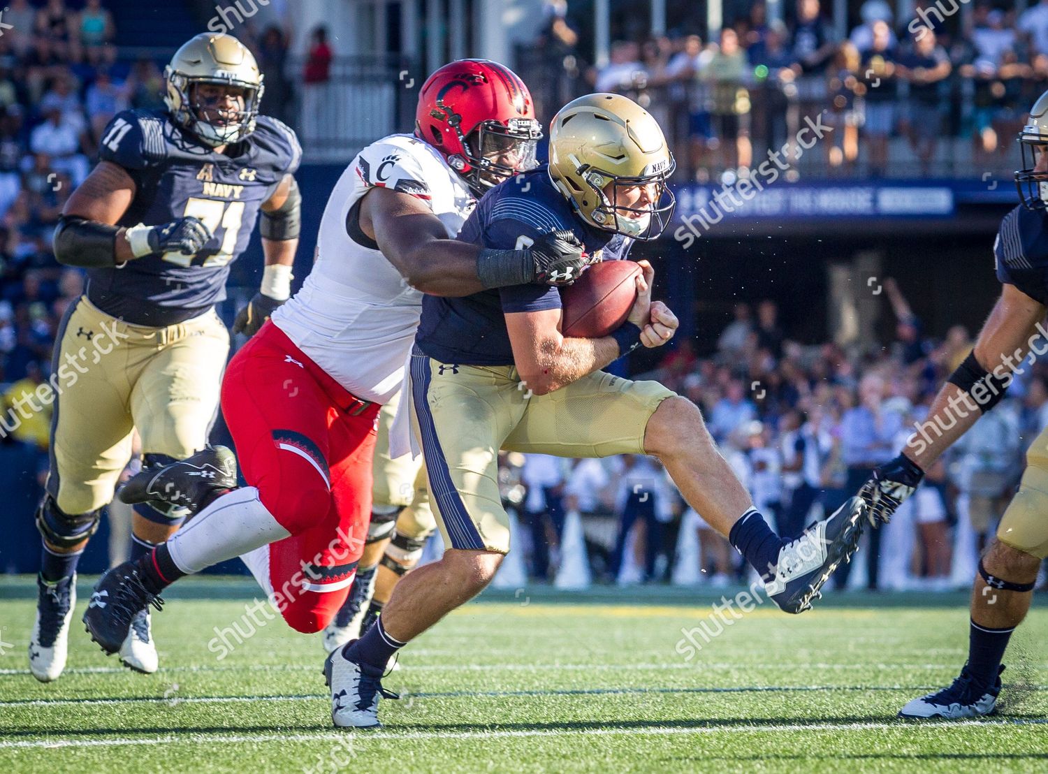 Navy Midshipmen Quarterback Zach Abey 9 Editorial Stock Photo - Stock ...