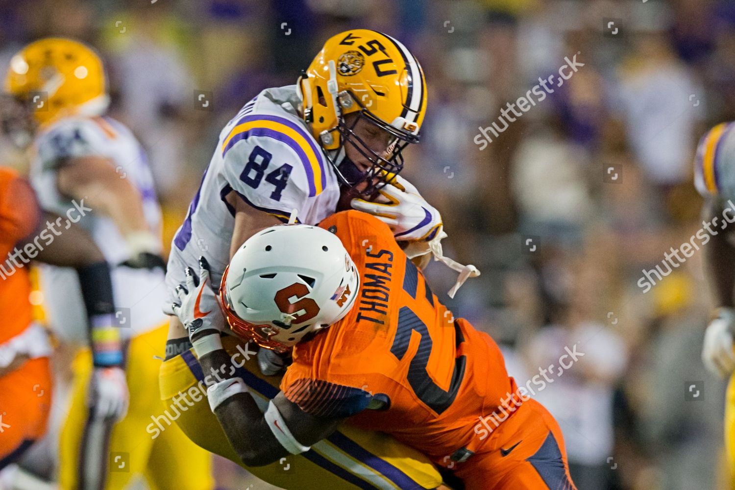Syracuse Orange Linebacker Jonathan Thomas 23 Editorial Stock Photo ...