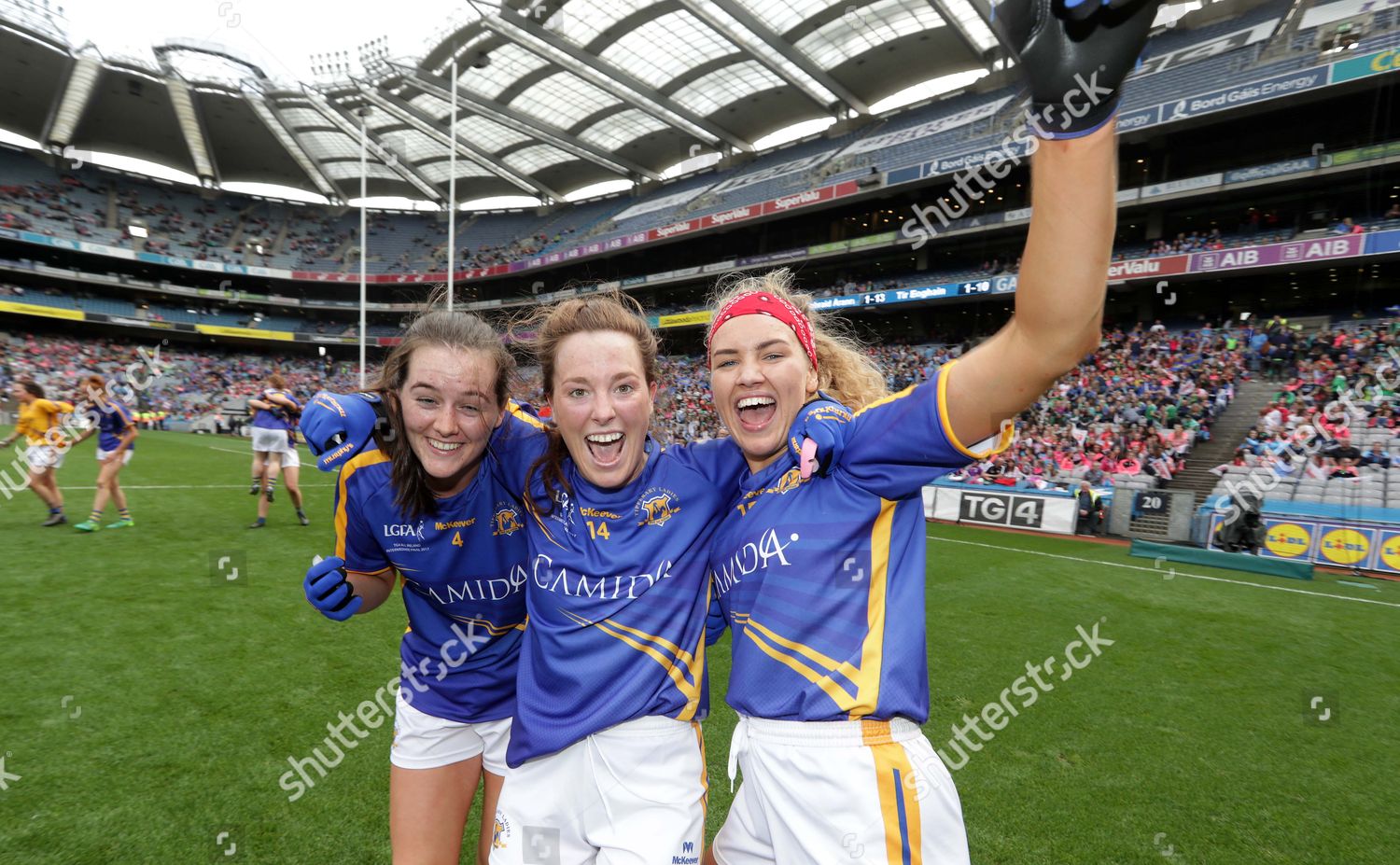 Tipperary Vs Tyrone Tipperarys Emma Buckley Editorial Stock Photo ...