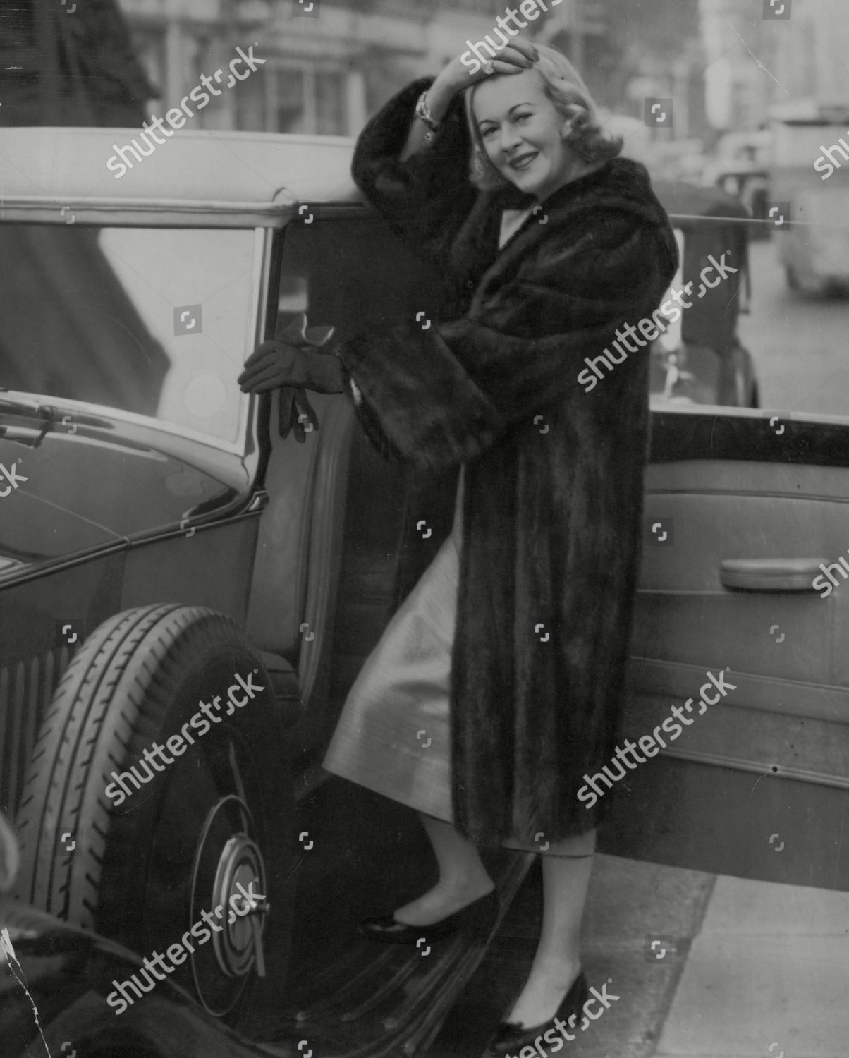 Princess Dmitri Djordjadze Nee Sylvia Ashley Editorial Stock Photo ...