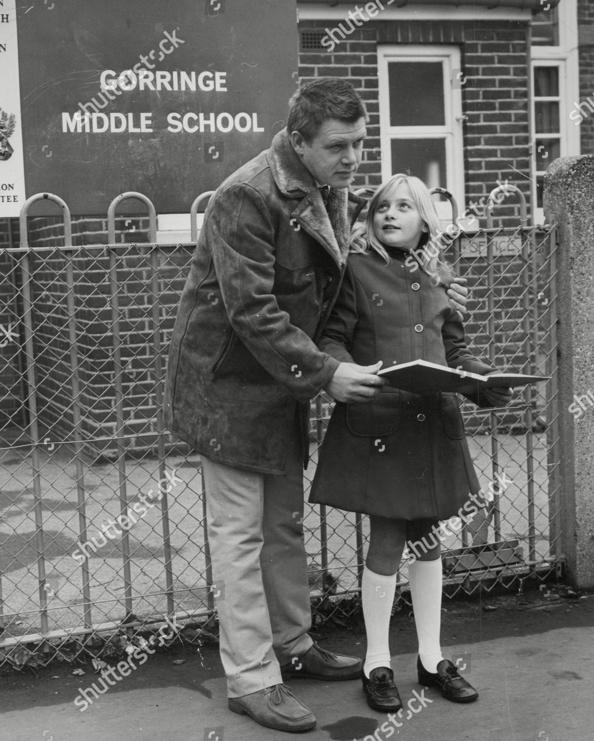 Keith Brock His Nineyearold Daughter Tracey Editorial Stock Photo ...