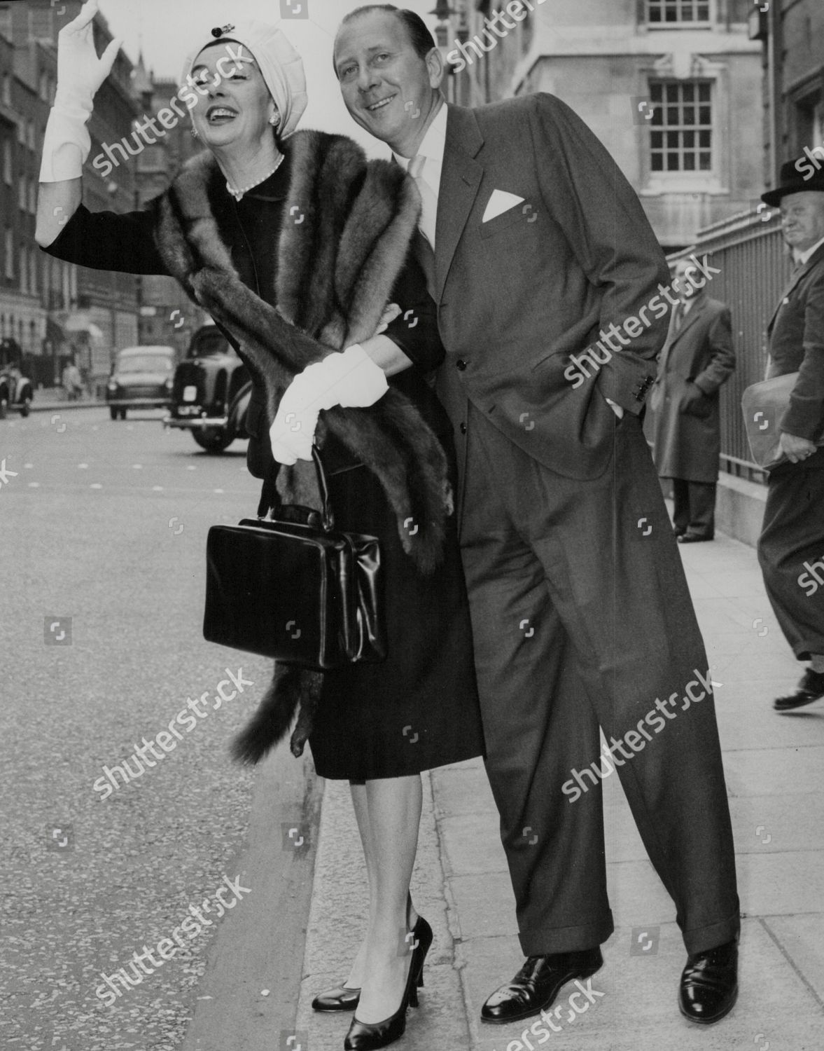 Actress Rosalind Russell Her Husband Film Editorial Stock Photo - Stock ...