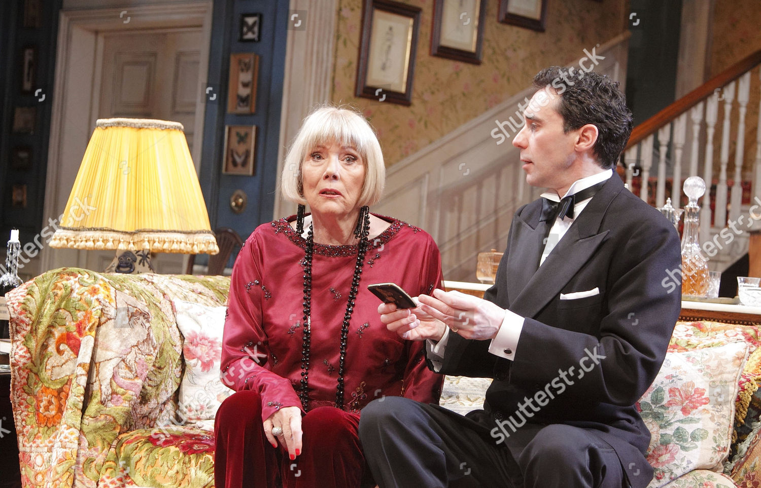 Diana Rigg Judith Bliss Guy Henry Editorial Stock Photo - Stock Image ...