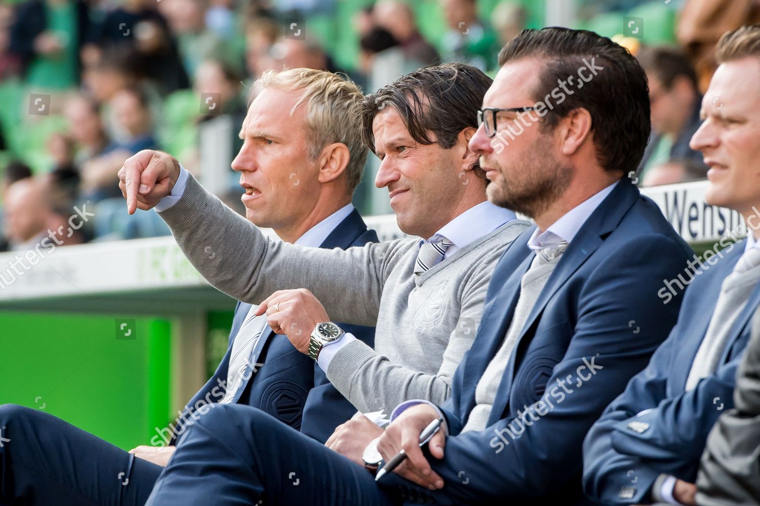 Lr Peter Hoekstra Coach Ernest Faber Editorial Stock Photo - Stock ...