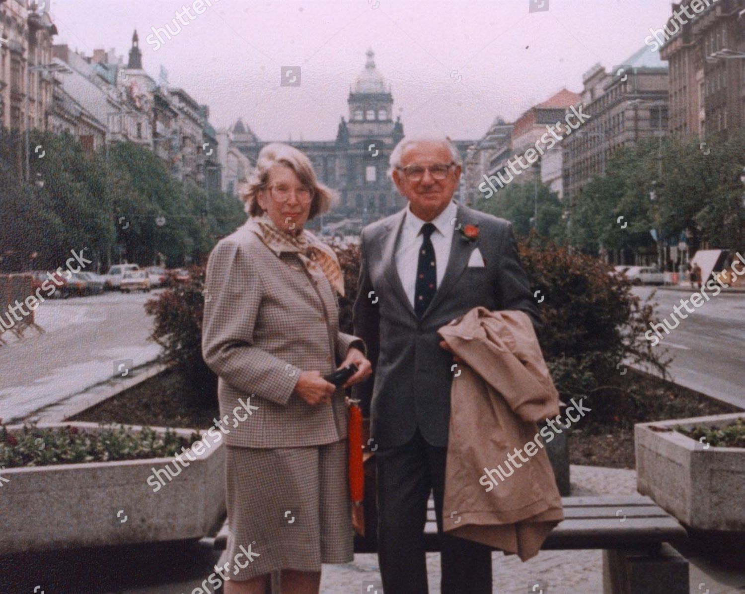 Nicholas Winton Wife Prague 1991nicholas Saved Editorial Stock Photo ...