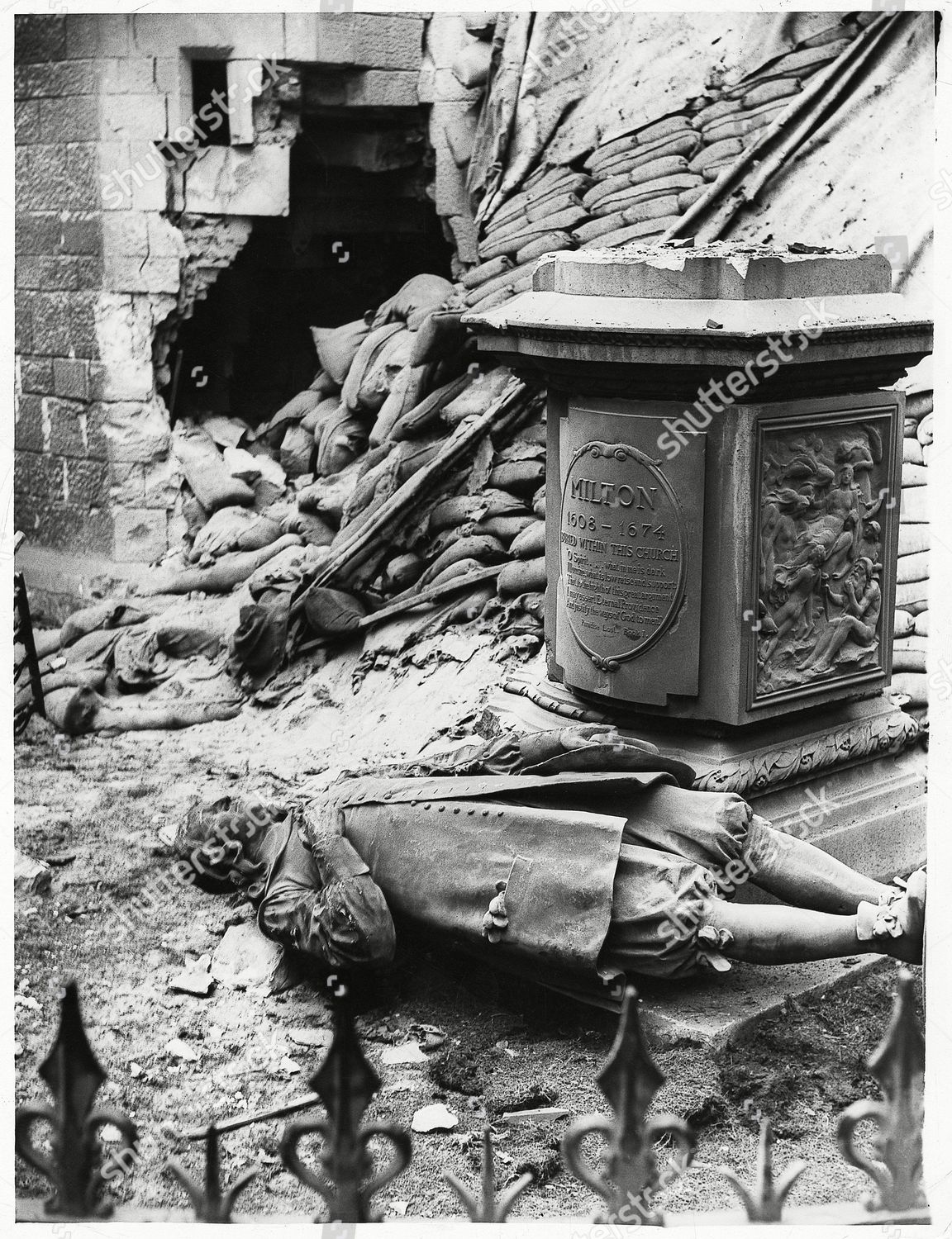 Battle Britain Blitz Air Raids Cripplegate Editorial Stock Photo ...