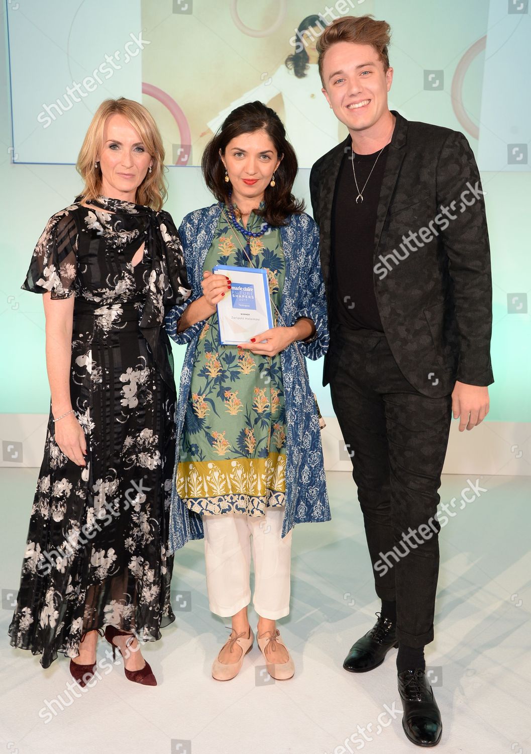 Trish Halpin Zarlasht Halaimzai Roman Kemp Editorial Stock Photo ...