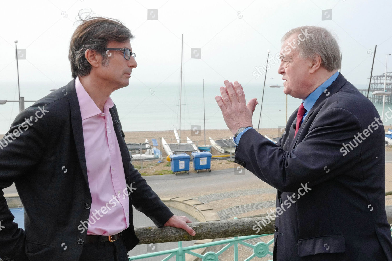 Itv Journalist Robert Preston Interviews Labour Editorial Stock Photo ...