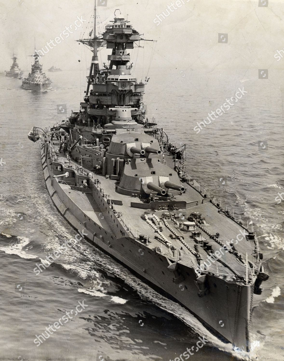 Hms Barham Battleship Sunk By German Editorial Stock Photo - Stock ...
