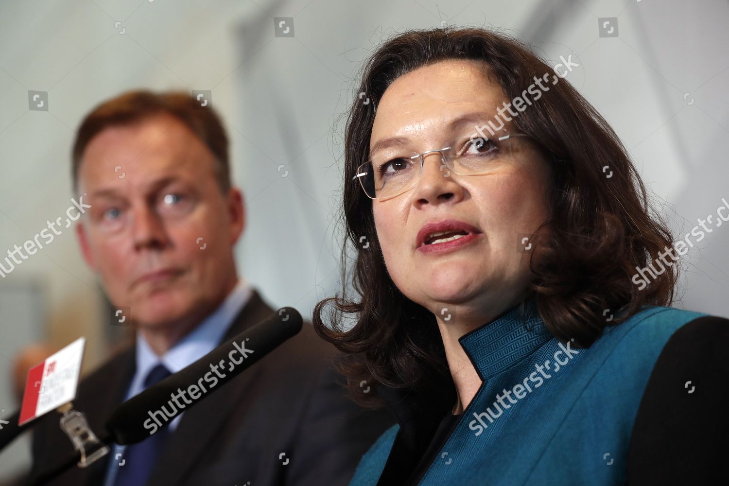 Andrea Nahles Thomas Oppermann Editorial Stock Photo - Stock Image ...
