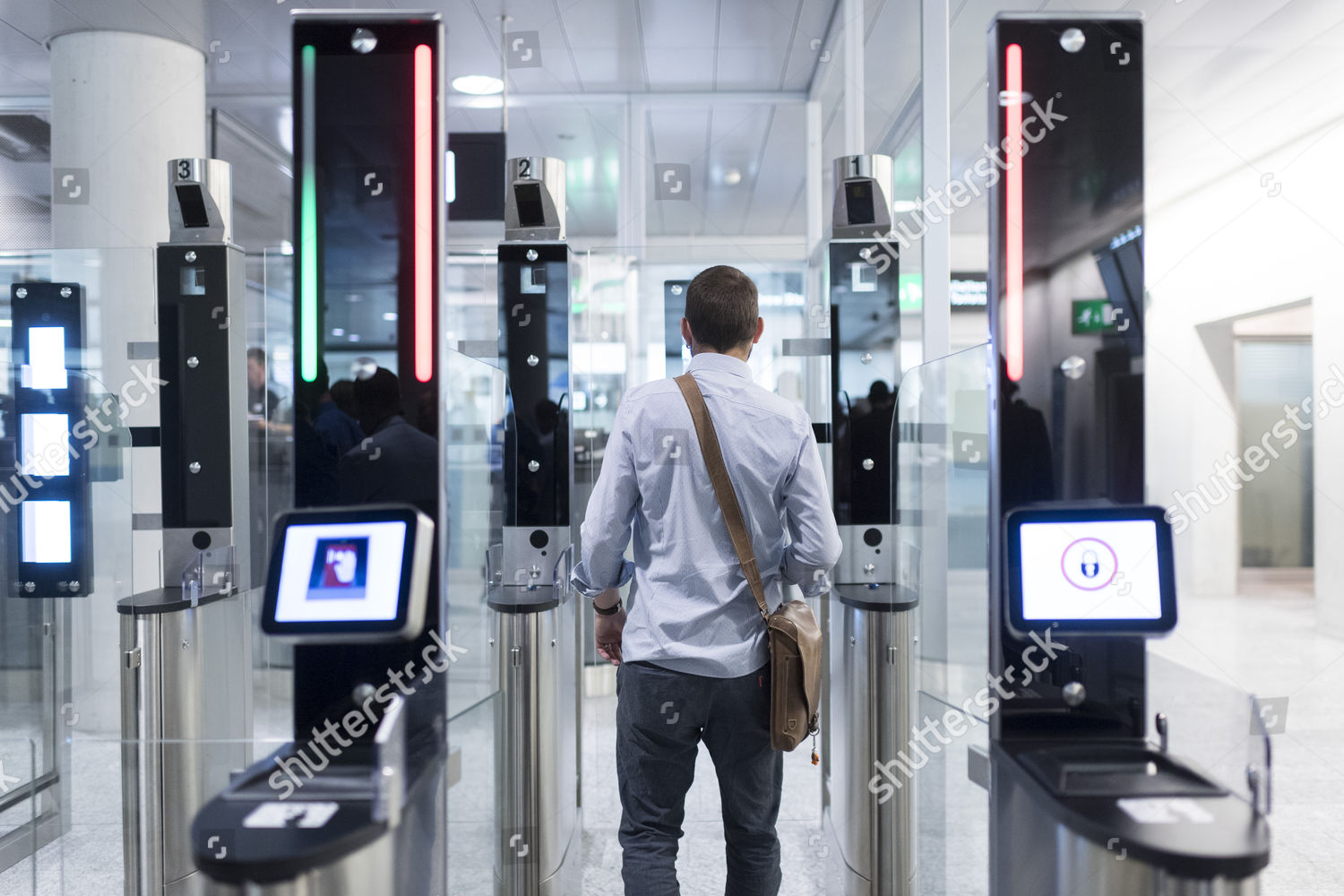 Journalist Tests New Automated Passport Control Editorial Stock Photo ...