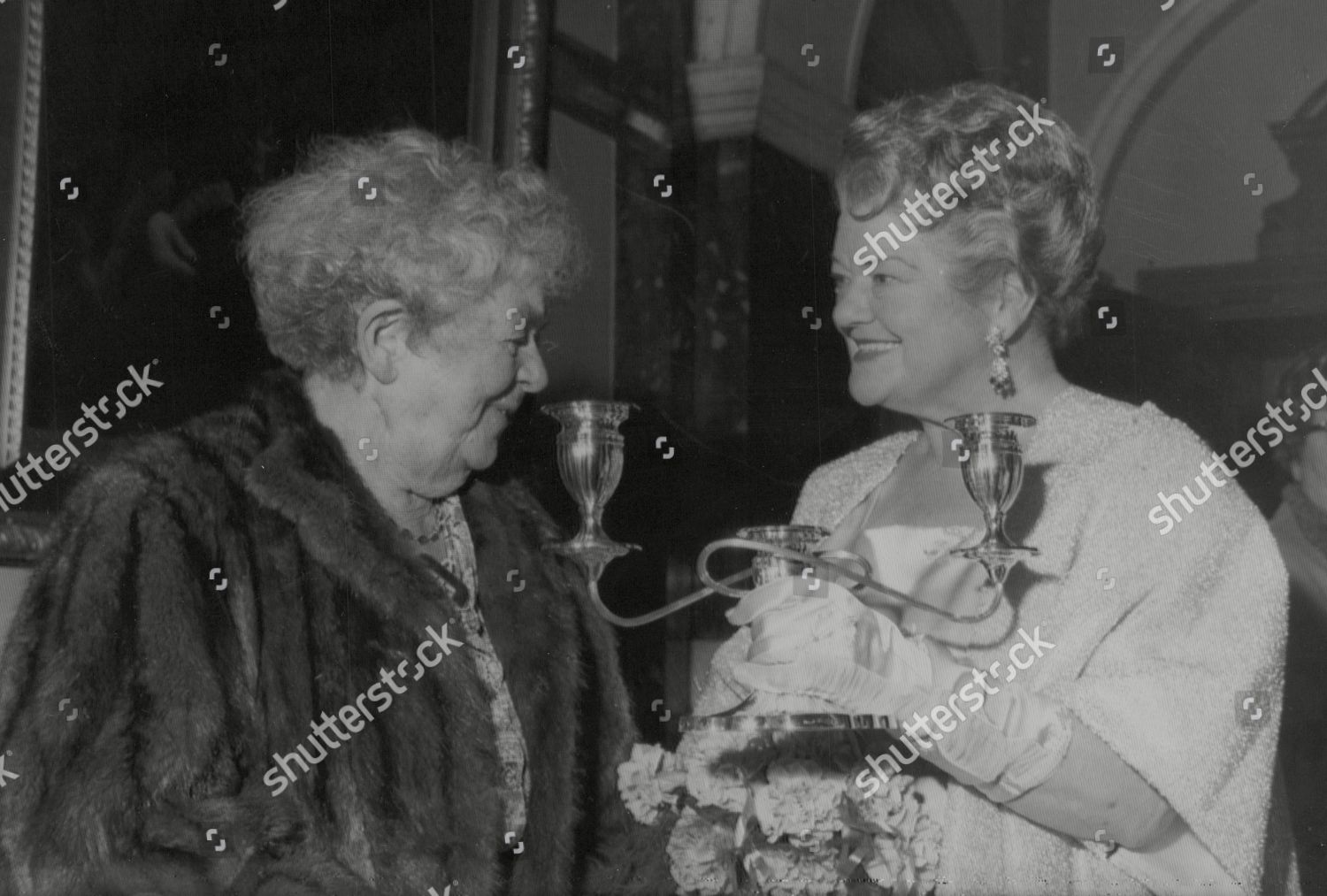 Actress Violet Carson R Her Mother Editorial Stock Photo - Stock Image ...