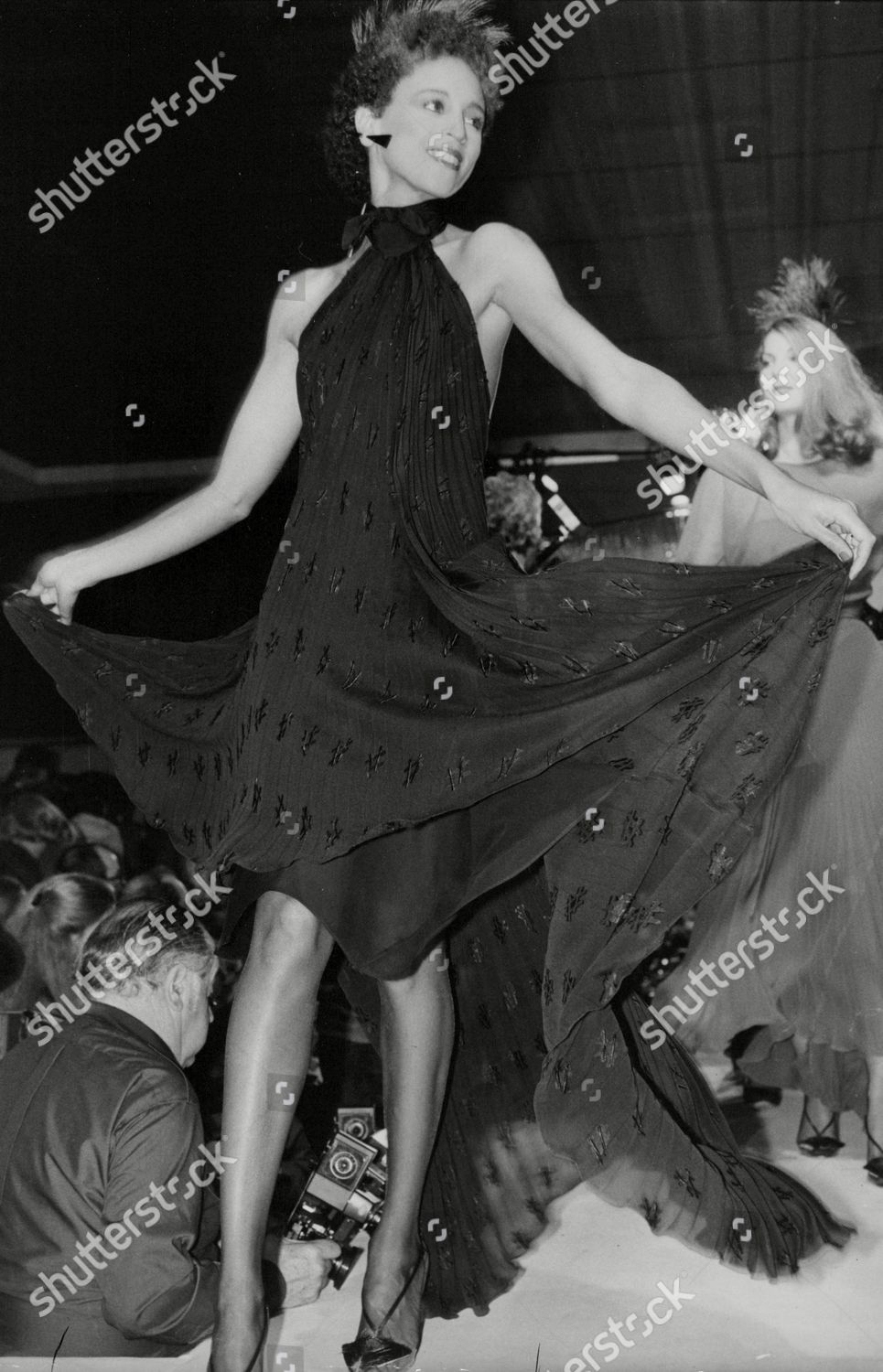 Model Alva Chinn On Catwalk Milan Editorial Stock Photo - Stock Image ...