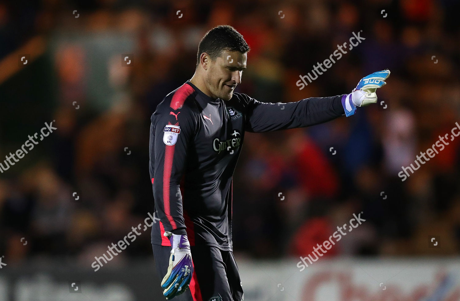 Kyle Letheren Plymouth Argyle During Checkatrade Editorial Stock Photo ...