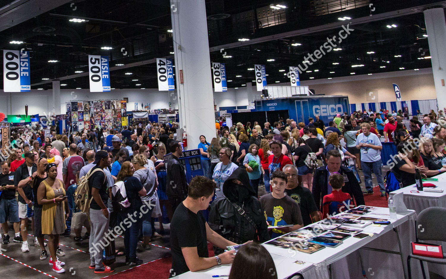 Fans Waiting Meet Celebrities Megacon Being Editorial Stock Photo ...
