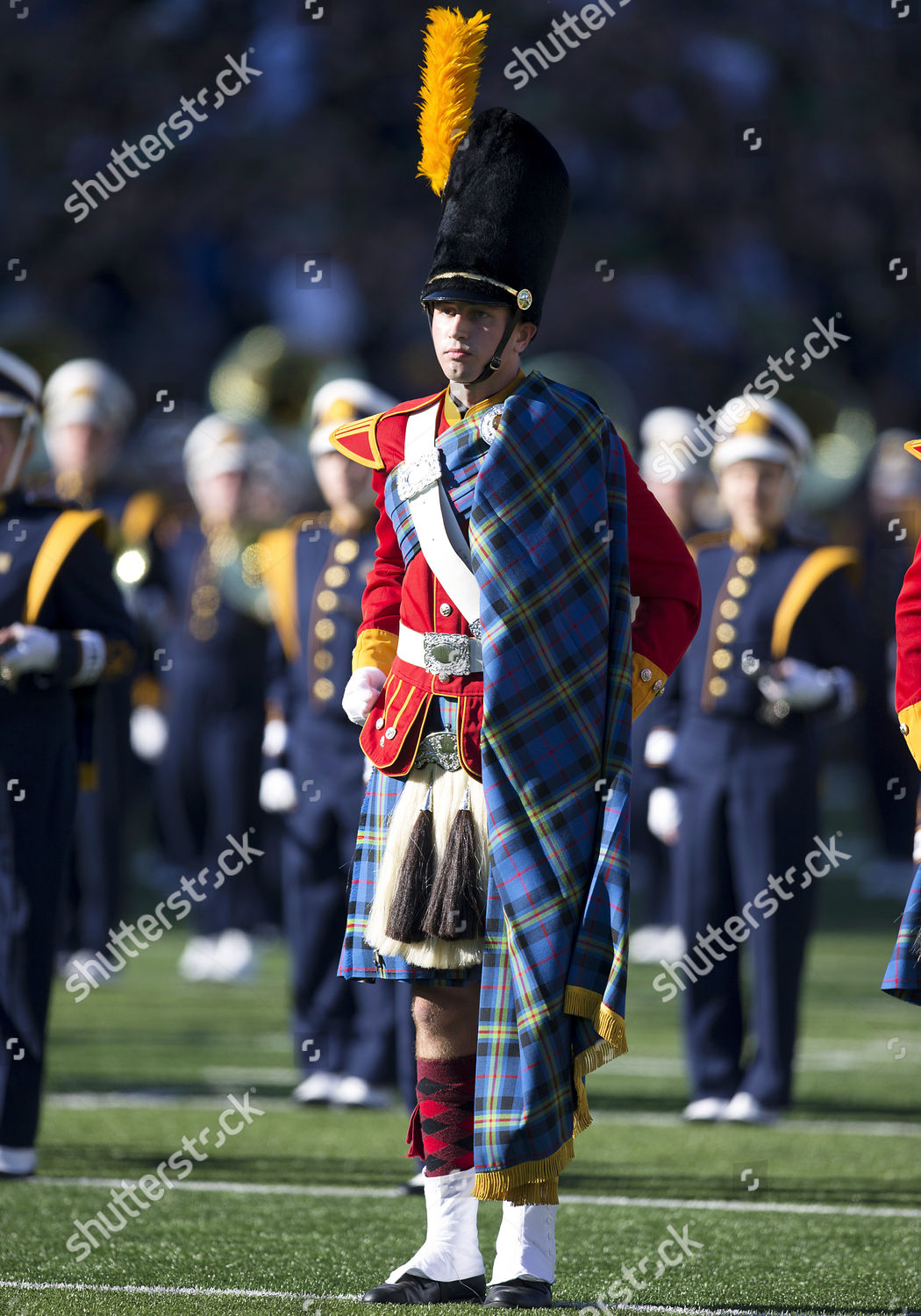 Notre Dame Irish Guard Member During Editorial Stock Photo - Stock ...