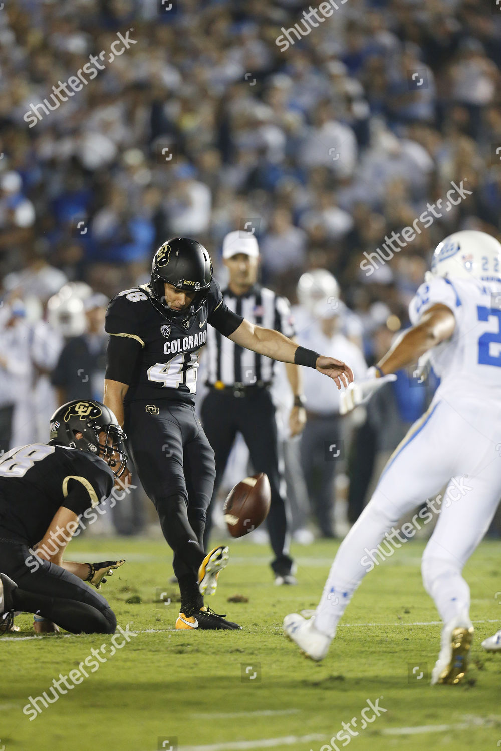Colorado Buffaloes Place Kicker James Stefanou Editorial Stock Photo ...