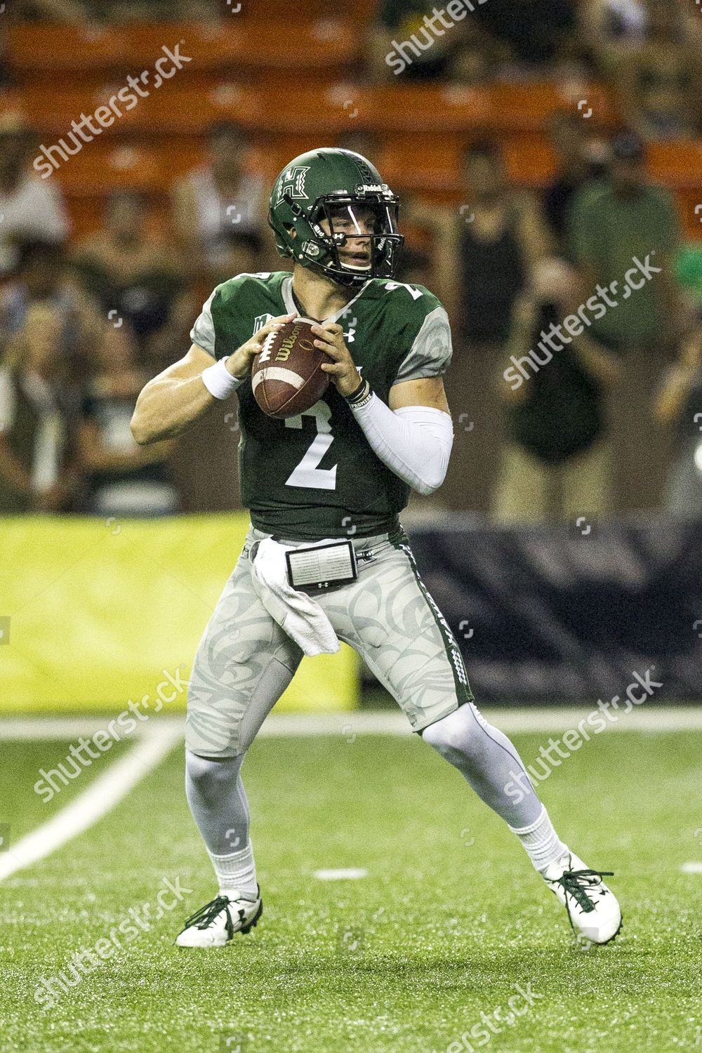 Hawaii Rainbow Warriors Quarterback Dru Brown Editorial Stock Photo ...
