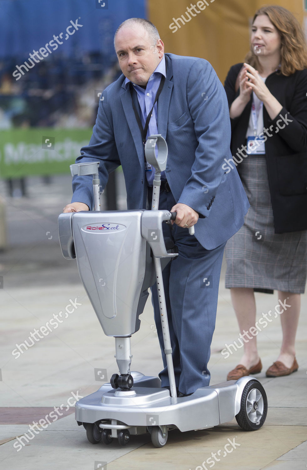 Robert Halfon Mp Using His Mobility Editorial Stock Photo - Stock Image ...