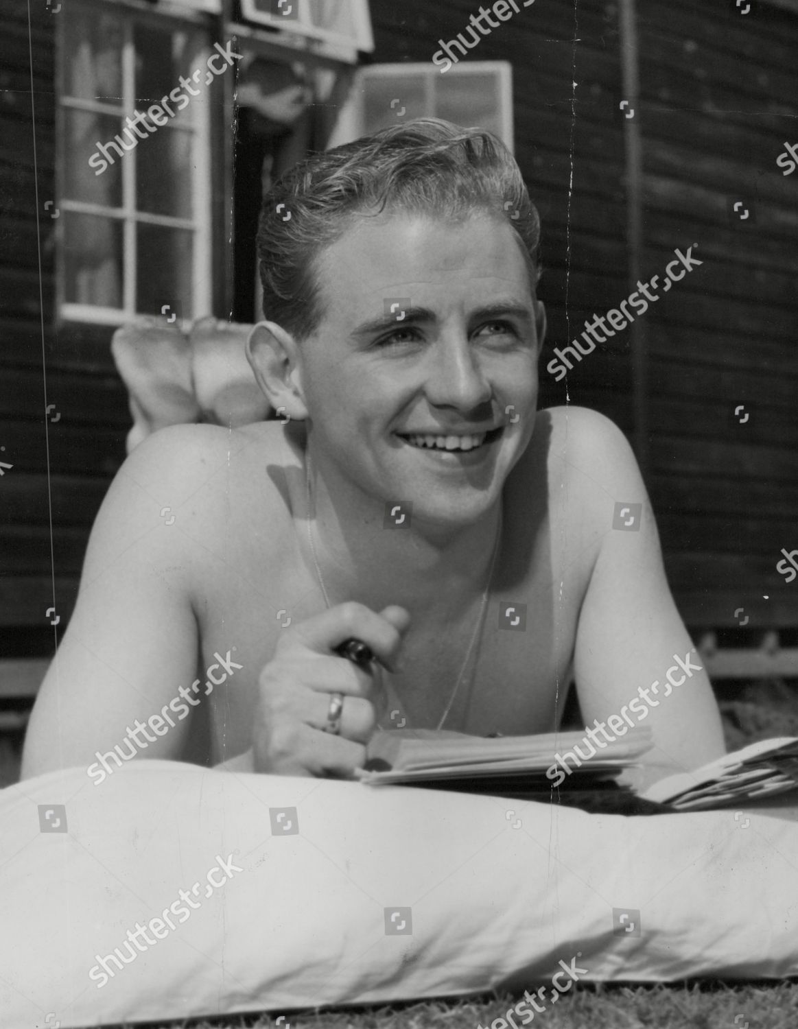 Keith Collin British Springboard Diver Relaxing Editorial Stock Photo ...