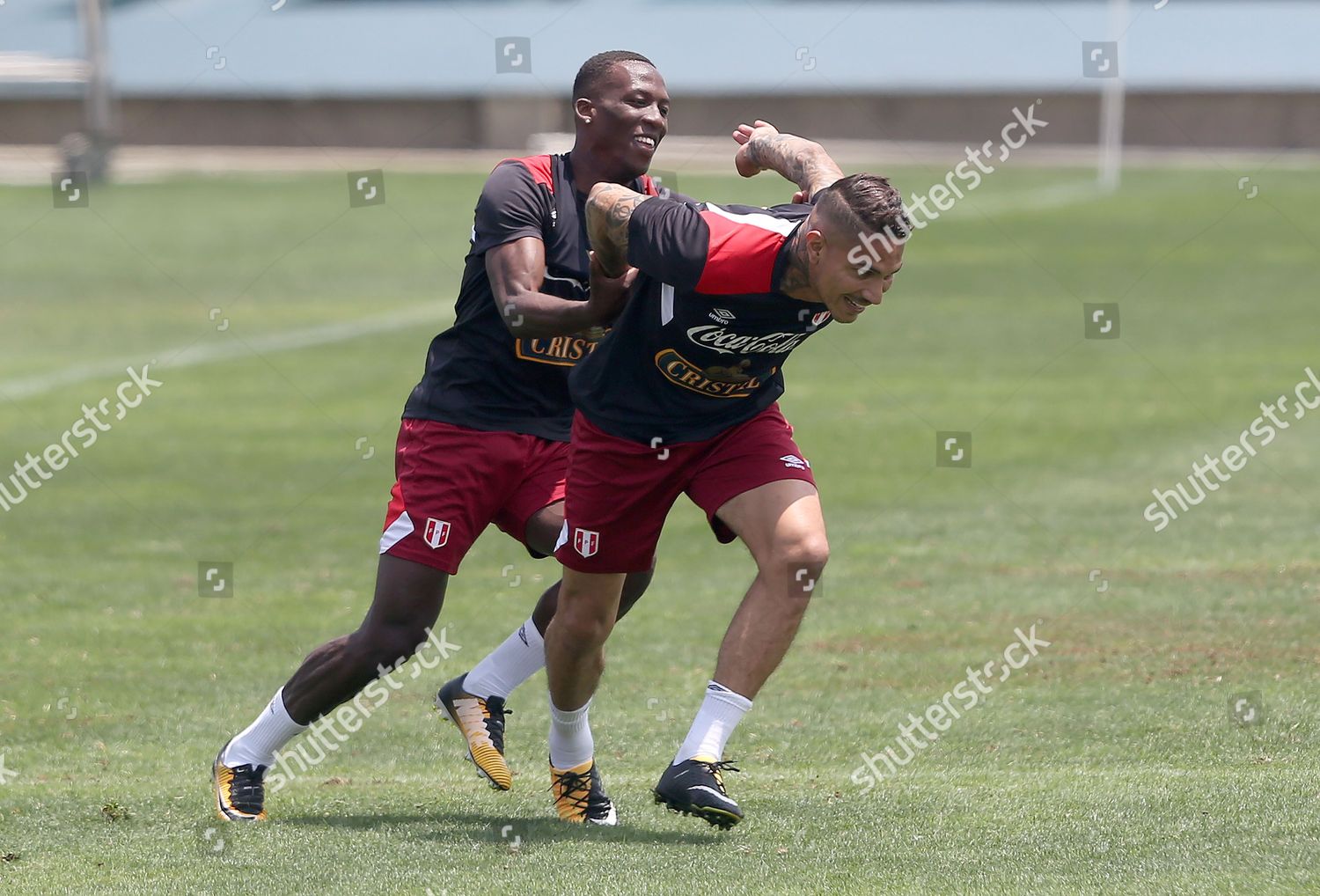 Peruvian National Soccer Team Players Luis Editorial Stock Photo ...