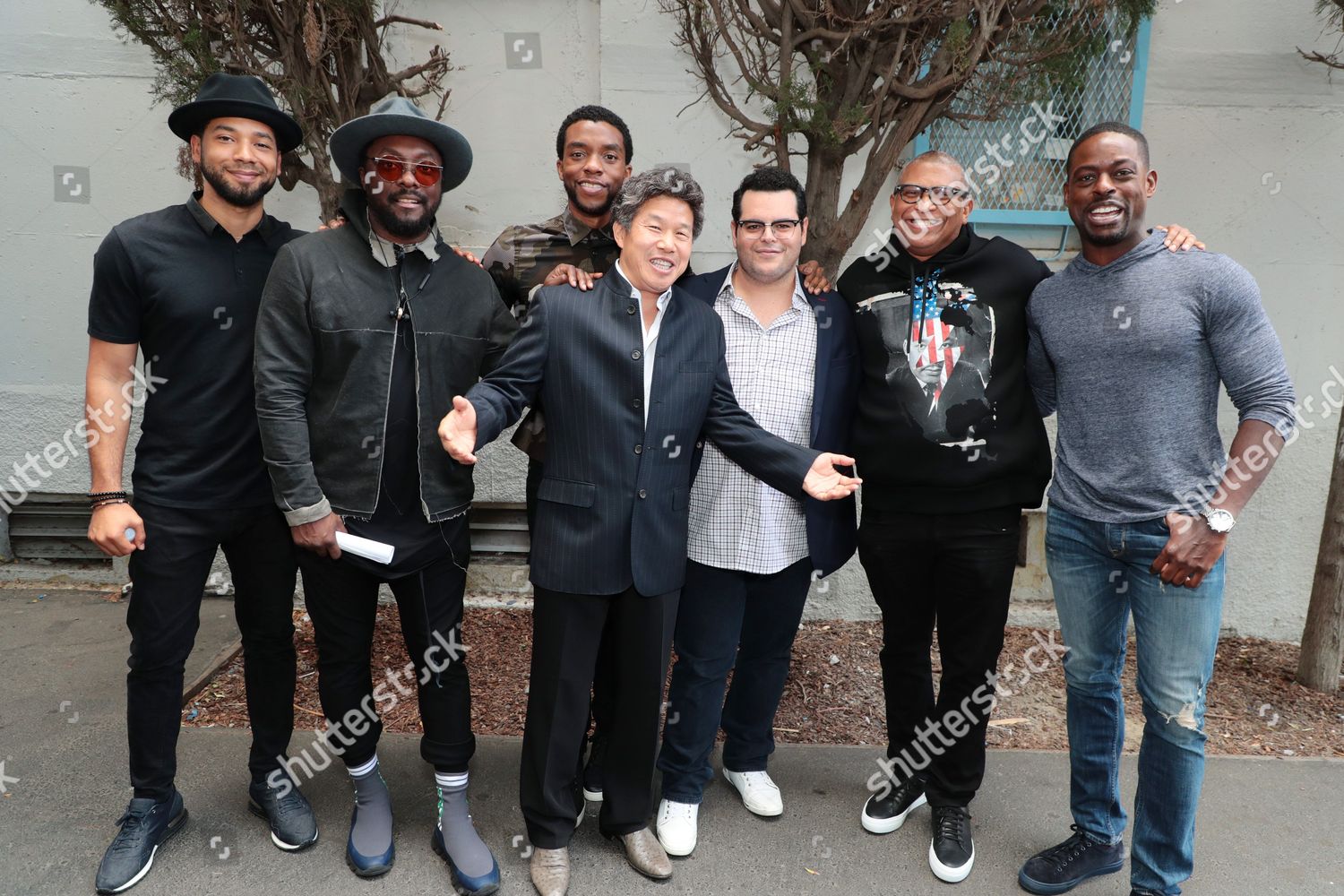 Jussie Smollett William Chadwick Boseman Donald Editorial Stock Photo ...